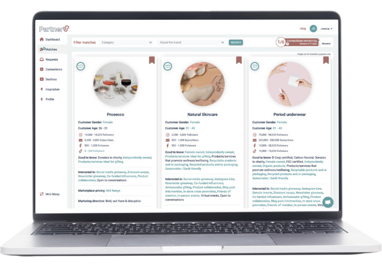 PartnerUp | A Dating Site For Brands Wanting To Collaborate