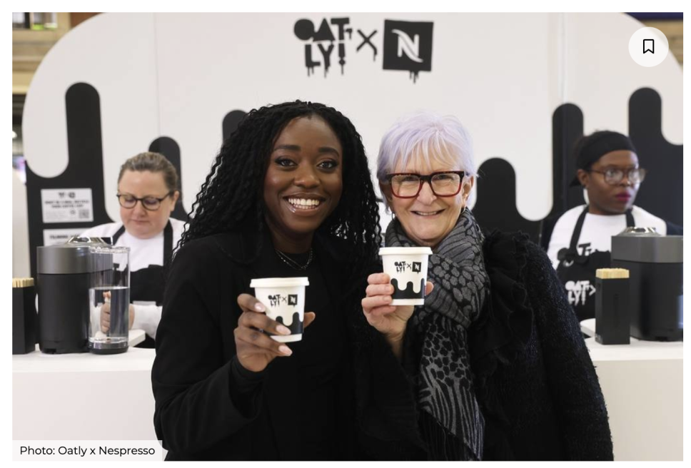 Why the Nespresso x Oatly Collaboration is Pure Genius - PartnerUp